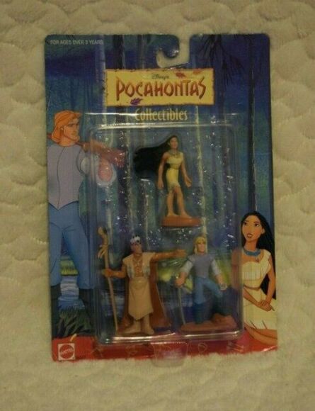 Mattel | Toys | New Pocahontas Collectibles Chief Powhatan John Smith ...